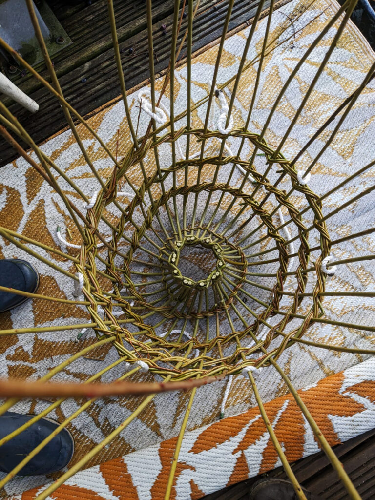 Having a go at making a withy pot - Storylines